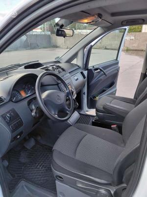 White Mercedes-Benz Vito 2011 in Panevezys, with an engine capacity of 2.10 L and mileage of 309 thousand km for 7900 €, photo 11 on AUTOMOTO.COM.LV