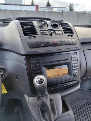 White Mercedes-Benz Vito 2011 in Panevezys, with an engine capacity of 2.10 L and mileage of 309 thousand km for 7900 €, photo 13 on AUTOMOTO.COM.LV