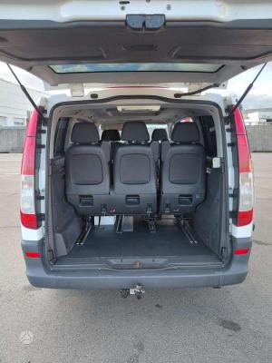 White Mercedes-Benz Vito 2011 in Panevezys, with an engine capacity of 2.10 L and mileage of 309 thousand km for 7900 €, photo 14 on AUTOMOTO.COM.LV