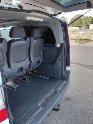 White Mercedes-Benz Vito 2011 in Panevezys, with an engine capacity of 2.10 L and mileage of 309 thousand km for 7900 €, photo 15 on AUTOMOTO.COM.LV
