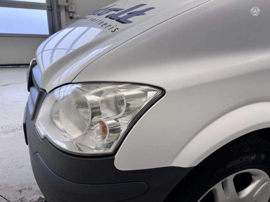 White Mercedes-Benz Vito 2012 in Radviliskis, with an engine capacity of 2.14 L and mileage of 25 thousand km for 5626 €, photo 15 on AUTOMOTO.COM.LV