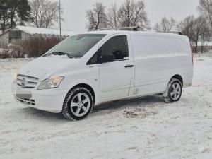 White Mercedes-Benz Vito 2012 in Taurage, with an engine capacity of 2.99 L and mileage of 305 thousand km for 4950 €, photo  on AUTOMOTO.COM.LV