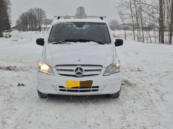 White Mercedes-Benz Vito 2012 in Taurage, with an engine capacity of 2.99 L and mileage of 305 thousand km for 4950 €, photo 3 on AUTOMOTO.COM.LV