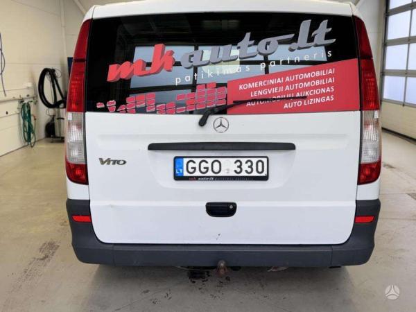 White Mercedes-Benz Vito 2012 in Radviliskis, with an engine capacity of 2.14 L and mileage of 255 thousand km for 5142 €, photo 4 on AUTOMOTO.COM.LV