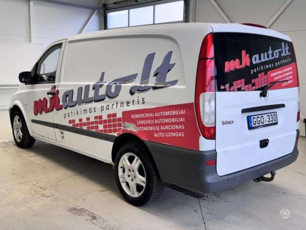 White Mercedes-Benz Vito 2012 in Radviliskis, with an engine capacity of 2.14 L and mileage of 255 thousand km for 5142 €, photo 5 on AUTOMOTO.COM.LV