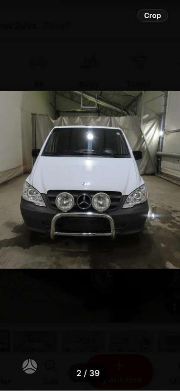 Balts Mercedes-Benz Vito 2012 Ukmergė, ar dzinēja tilpumu 2.20 L un nobraukumu 280 tūkst. km par 6000 €, foto 1 vietnē AUTOMOTO.COM.LV