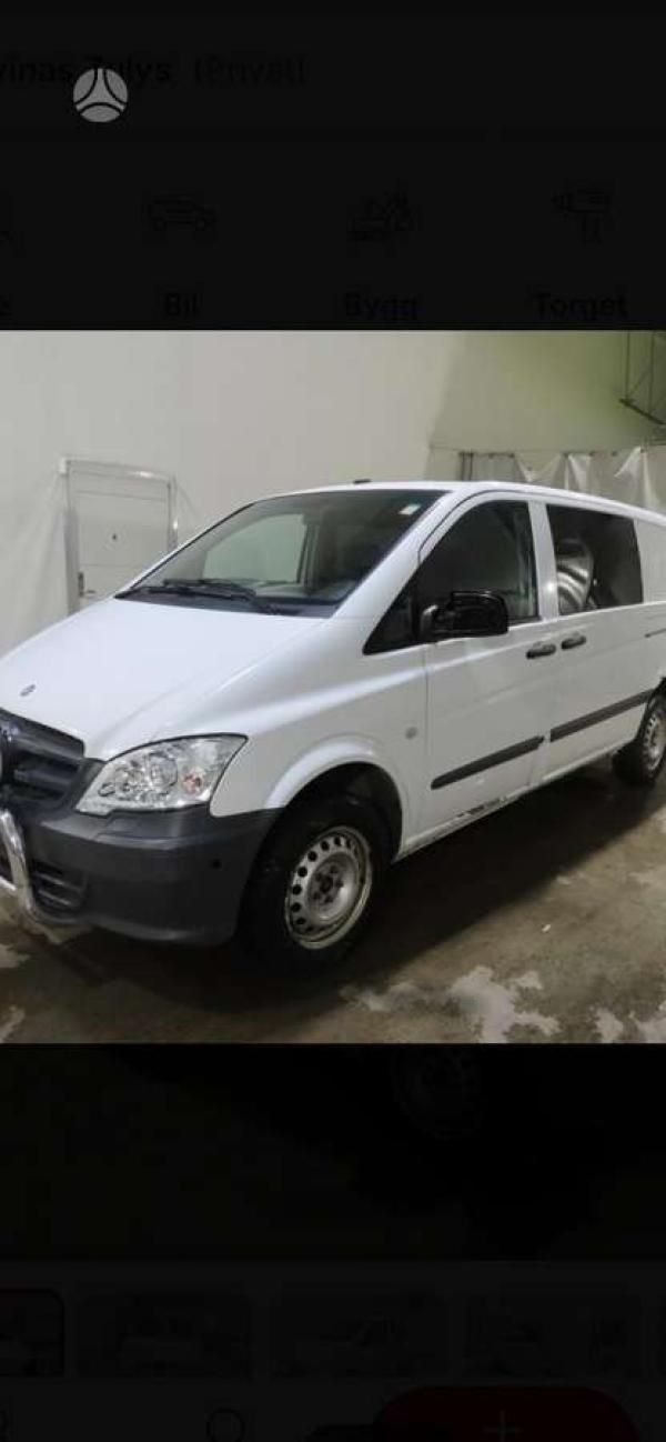 Balts Mercedes-Benz Vito 2012 Ukmergė, ar dzinēja tilpumu 2.20 L un nobraukumu 280 tūkst. km par 6000 €, foto 4 vietnē AUTOMOTO.COM.LV