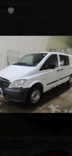 Balts Mercedes-Benz Vito 2012 Ukmergė, ar dzinēja tilpumu 2.20 L un nobraukumu 280 tūkst. km par 6000 €, foto 4 vietnē AUTOMOTO.COM.LV