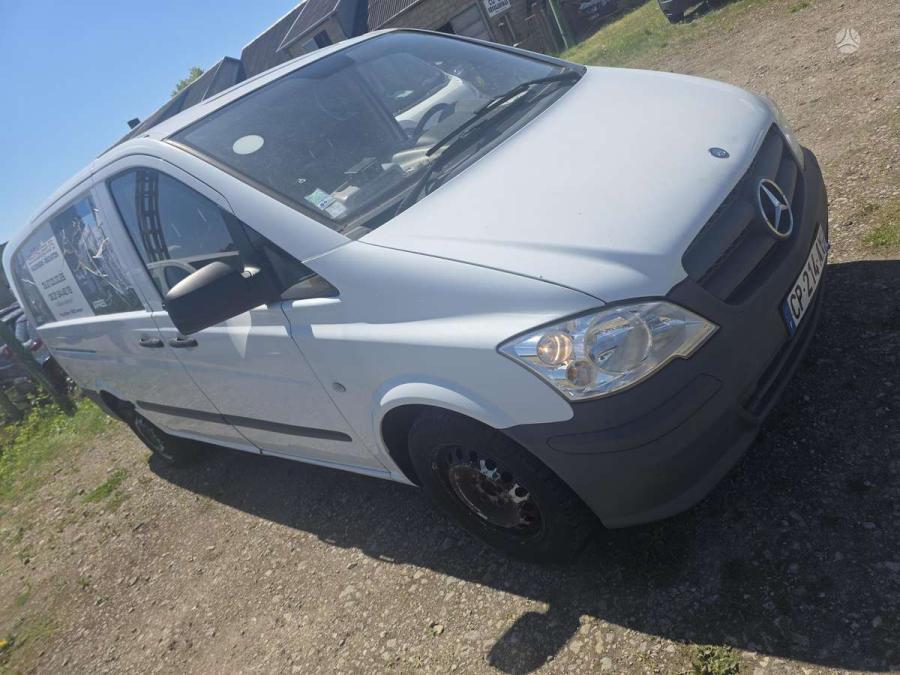 Balts Mercedes-Benz Vito 2012 Tauragė, ar dzinēja tilpumu 2.14 L un nobraukumu 221 tūkst. km par 3650 €, foto 3 vietnē AUTOMOTO.COM.LV