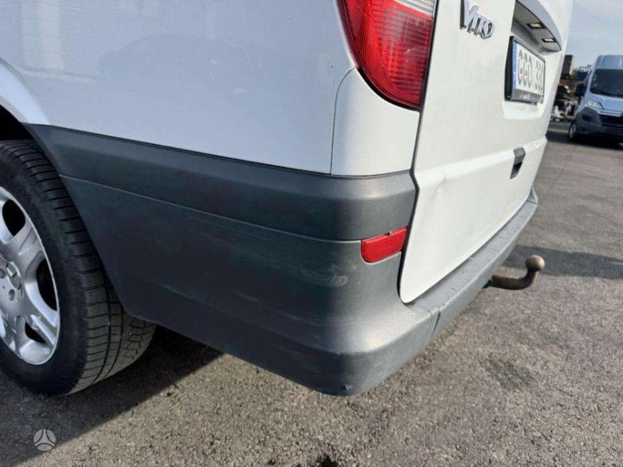 White Mercedes-Benz Vito 2012 in Radviliskis, with an engine capacity of 2.14 L and mileage of 257 thousand km for 5142 €, photo 25 on AUTOMOTO.COM.LV