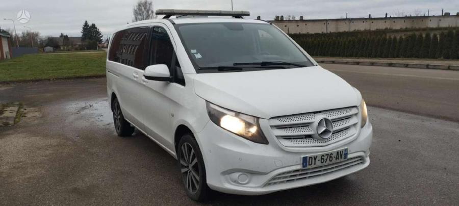 Balts Mercedes-Benz Vito 2015 Kėdainiai, ar dzinēja tilpumu 2.14 L un nobraukumu 612 tūkst. km par 11499 €, foto 1 vietnē AUTOMOTO.COM.LV
