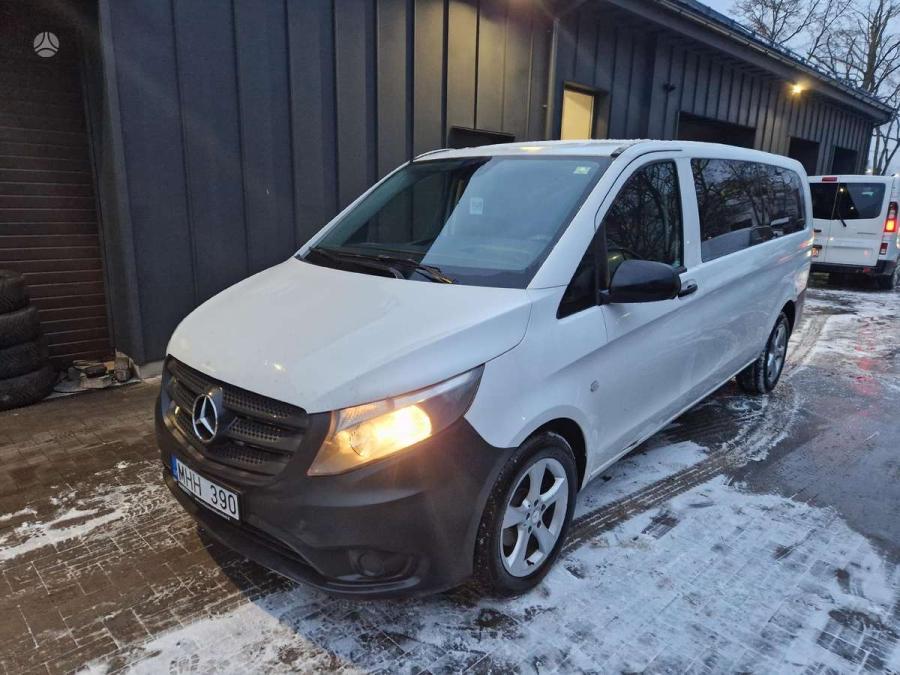 Balts Mercedes-Benz Vito 2015 Kauņa, ar dzinēja tilpumu 2.14 L un nobraukumu 489 tūkst. km par 9700 €, foto 1 vietnē AUTOMOTO.COM.LV