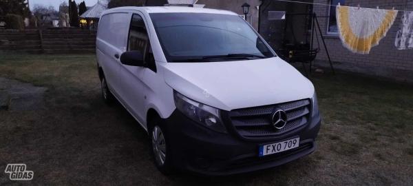 White Mercedes-Benz Vito 2015 in Alytus, with an engine capacity of 1.60 L and mileage of 250 thousand km for 7800 €, photo 9 on AUTOMOTO.COM.LV