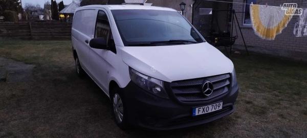 White Mercedes-Benz Vito 2015 in Alytus, with an engine capacity of 1.60 L and mileage of 250 thousand km for 7800 €, photo 10 on AUTOMOTO.COM.LV