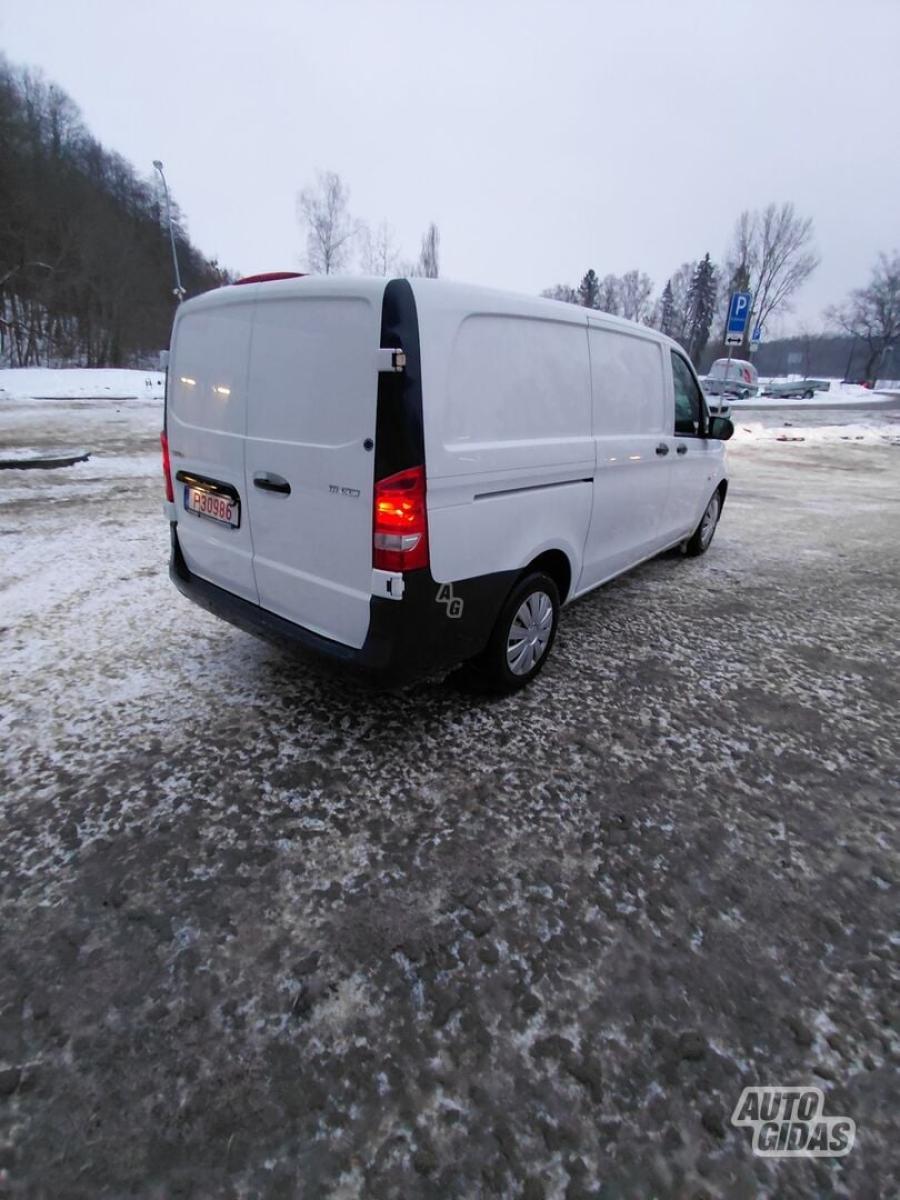White Mercedes-Benz Vito 2015 in Alytus, with an engine capacity of 1.60 L and mileage of 253 thousand km for 7500 €, photo 6 on AUTOMOTO.COM.LV