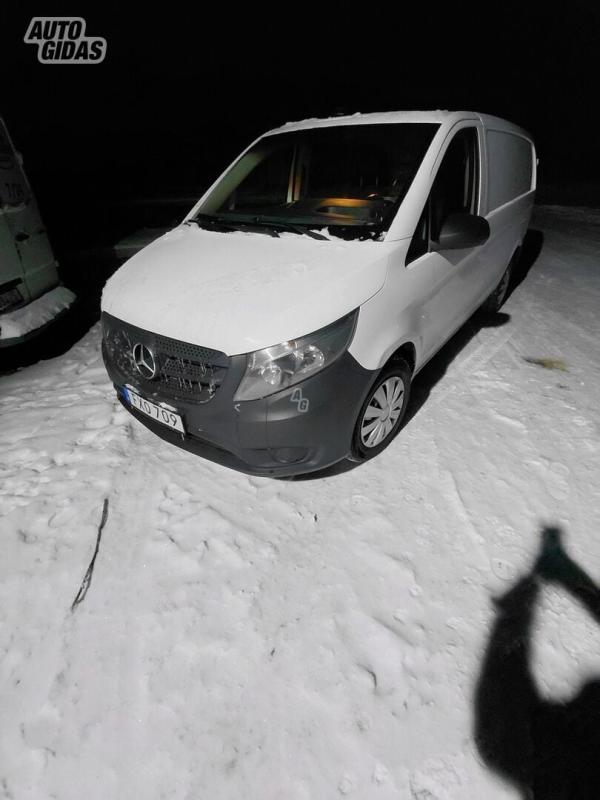 White Mercedes-Benz Vito 2015 in Alytus, with an engine capacity of 1.60 L and mileage of 250 thousand km for 7000 €, photo 8 on AUTOMOTO.COM.LV