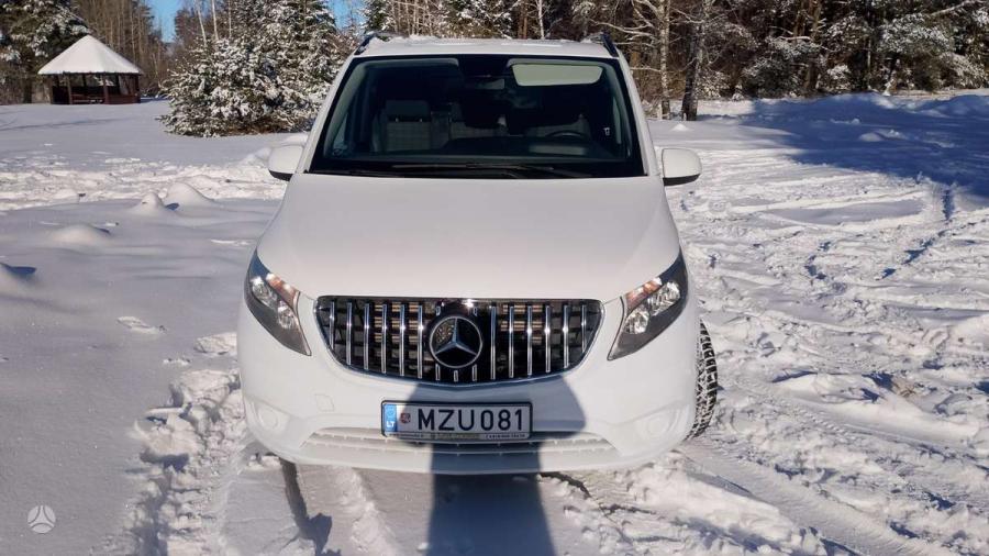 Balts Mercedes-Benz Vito 2015 Tauragė, ar dzinēja tilpumu 1.60 L un nobraukumu 210 tūkst. km par 8100 €, foto 1 vietnē AUTOMOTO.COM.LV