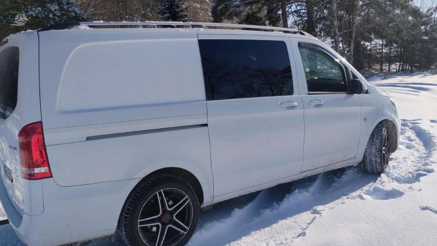 Balts Mercedes-Benz Vito 2015 Tauragė, ar dzinēja tilpumu 1.60 L un nobraukumu 210 tūkst. km par 8100 €, foto 4 vietnē AUTOMOTO.COM.LV