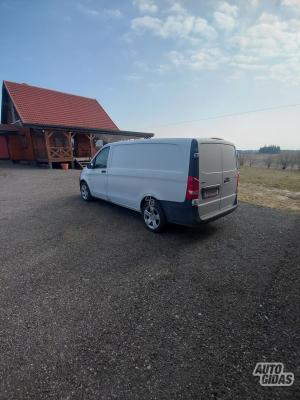 White Mercedes-Benz Vito 2015 in Alytus, with an engine capacity of 1.60 L and mileage of 255 thousand km for 7300 €, photo 6 on AUTOMOTO.COM.LV
