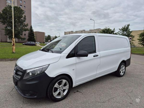 White Mercedes-Benz Vito 2015 in Panevezys, with an engine capacity of 1.60 L and mileage of 255 thousand km for 5600 €, photo 2 on AUTOMOTO.COM.LV