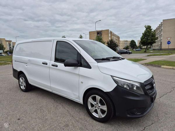White Mercedes-Benz Vito 2015 in Panevezys, with an engine capacity of 1.60 L and mileage of 255 thousand km for 5600 €, photo 6 on AUTOMOTO.COM.LV