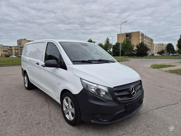 White Mercedes-Benz Vito 2015 in Panevezys, with an engine capacity of 1.60 L and mileage of 255 thousand km for 5600 €, photo 8 on AUTOMOTO.COM.LV