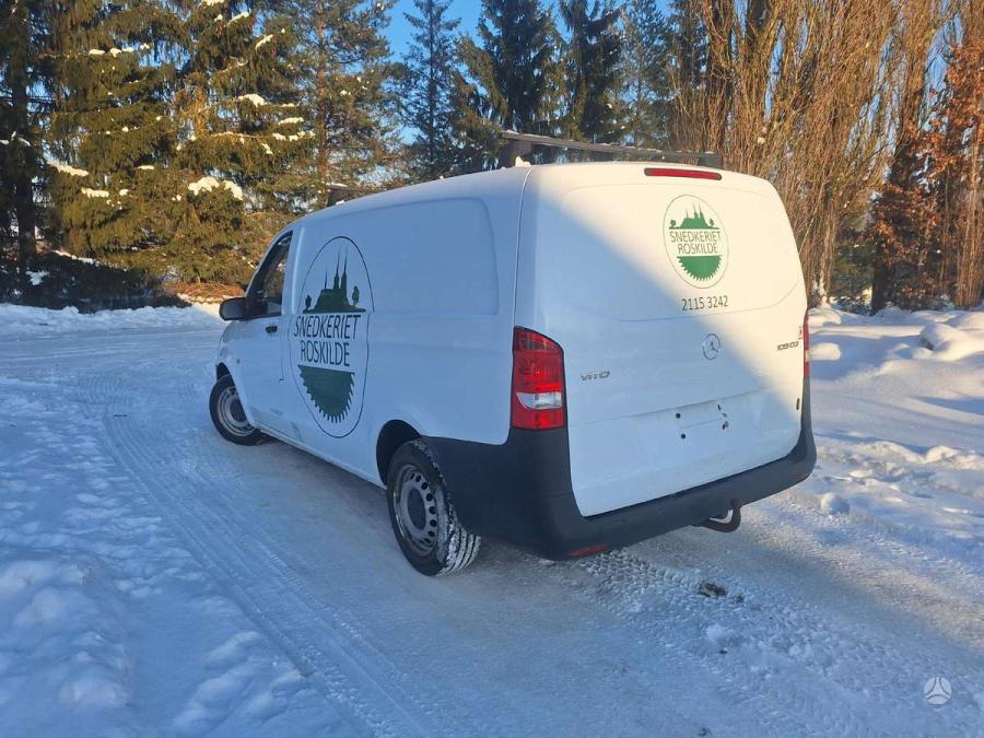 White Mercedes-Benz Vito 2016 in Taurage, with an engine capacity of 1.60 L and mileage of 204 thousand km for 4700 €, photo 2 on AUTOMOTO.COM.LV