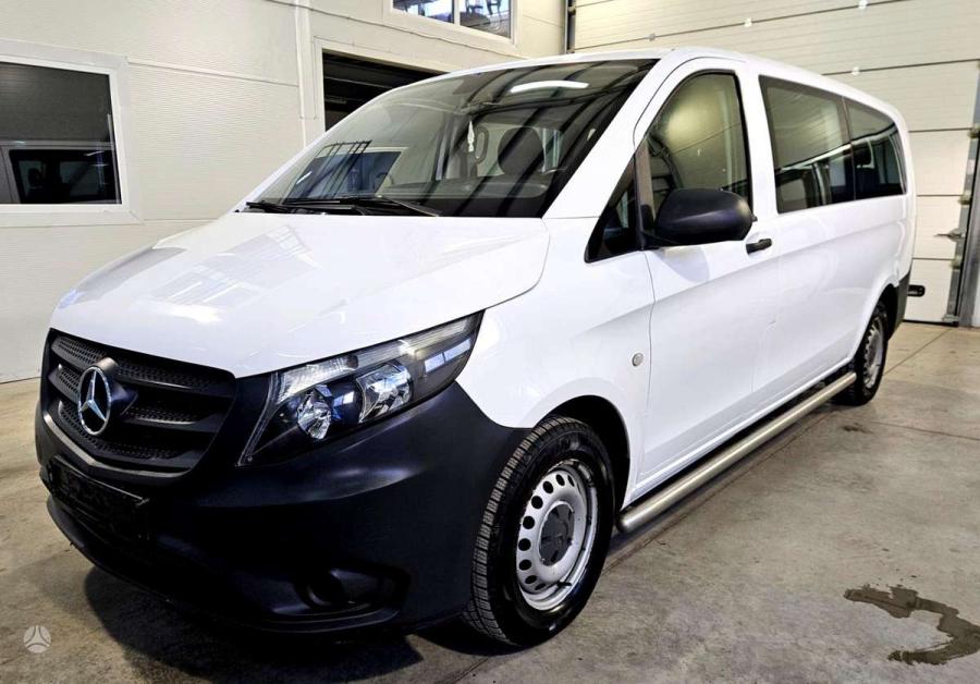 White Mercedes-Benz Vito 2017 in Marijampole, with an engine capacity of 1.60 L and mileage of 38 thousand km for 15125 €, photo 1 on AUTOMOTO.COM.LV