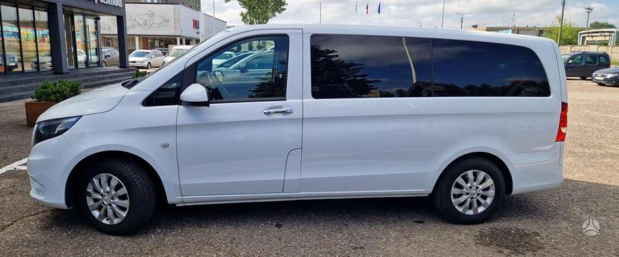 White Mercedes-Benz Vito 2017 in Marijampole, with an engine capacity of 2.14 L and mileage of 279 thousand km for 14600 €, photo 3 on AUTOMOTO.COM.LV
