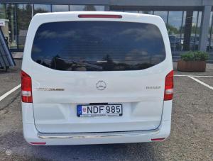 White Mercedes-Benz Vito 2017 in Marijampole, with an engine capacity of 2.14 L and mileage of 279 thousand km for 14600 €, photo 6 on AUTOMOTO.COM.LV