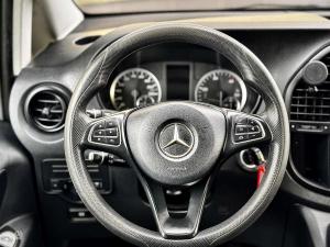 White Mercedes-Benz Vito 2017 in Klaipeda, with an engine capacity of 1.60 L and mileage of 156 thousand km for 11750 €, photo 11 on AUTOMOTO.COM.LV