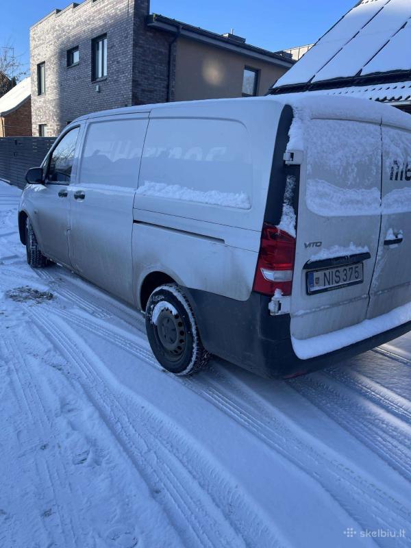 Balts Mercedes-Benz Vito 2018 Kauņa, ar dzinēja tilpumu 2.10 L un nobraukumu 138 tūkst. km par 9200 €, foto 3 vietnē AUTOMOTO.COM.LV