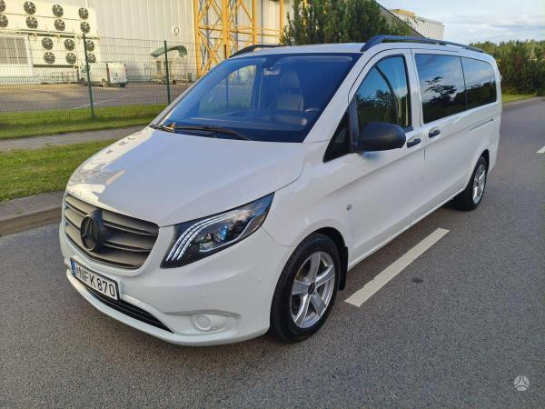 Balts Mercedes-Benz Vito 2018 Viļņa, ar dzinēja tilpumu 2.14 L un nobraukumu 611 tūkst. km par 14900 €, foto 1 vietnē AUTOMOTO.COM.LV