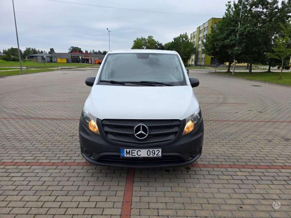 Balts Mercedes-Benz Vito 2018 Kauņa, ar dzinēja tilpumu 1.60 L un nobraukumu 346 tūkst. km par 6450 €, foto  vietnē AUTOMOTO.COM.LV