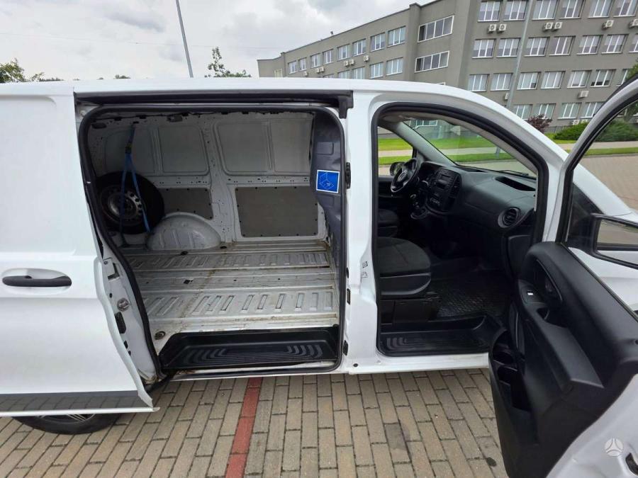 Balts Mercedes-Benz Vito 2018 Kauņa, ar dzinēja tilpumu 1.60 L un nobraukumu 346 tūkst. km par 6450 €, foto 19 vietnē AUTOMOTO.COM.LV