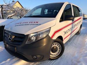 White Mercedes-Benz Vito 2019 in Kaunas, with an engine capacity of 2.14 L and mileage of 246 thousand km for 13950 €, photo  on AUTOMOTO.COM.LV