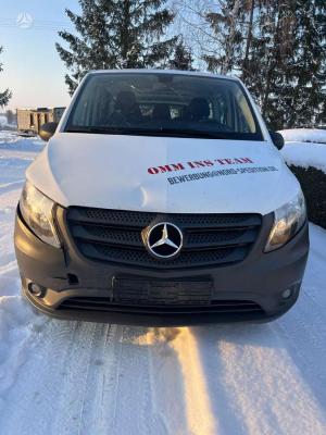 White Mercedes-Benz Vito 2019 in Kaunas, with an engine capacity of 2.14 L and mileage of 246 thousand km for 13950 €, photo 13 on AUTOMOTO.COM.LV