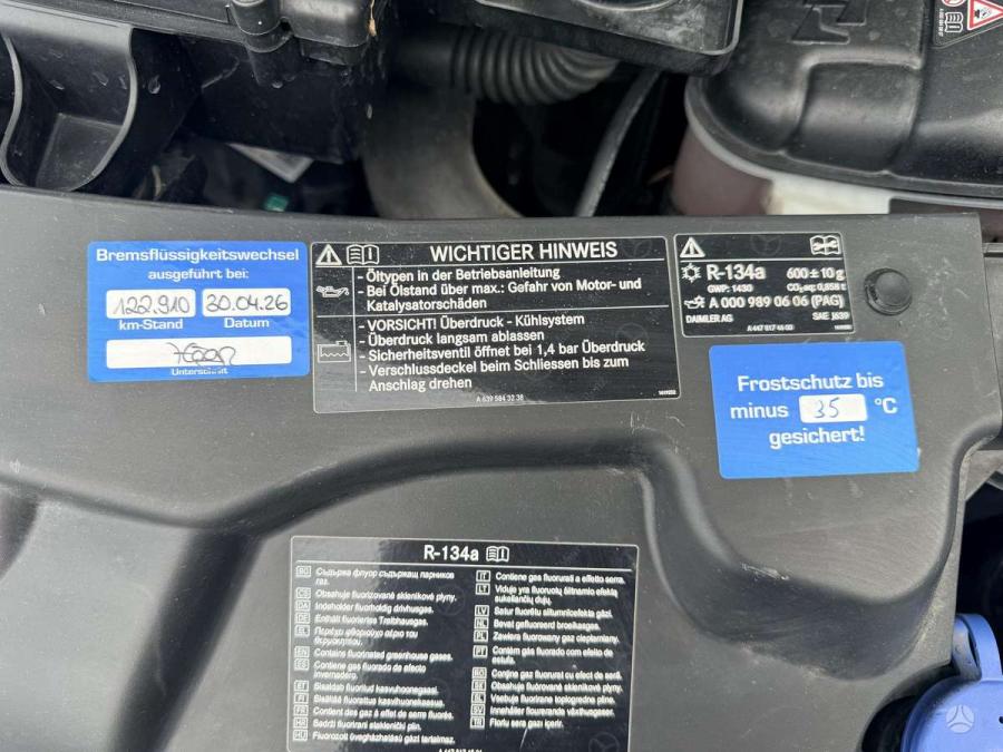 Balts Mercedes-Benz Vito 2019 Kauņa, ar dzinēja tilpumu 1.60 L un nobraukumu 126 tūkst. km par 8300 €, foto 14 vietnē AUTOMOTO.COM.LV