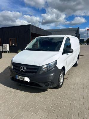 White Mercedes-Benz Vito 2019 in Kaunas, with an engine capacity of 2.20 L and mileage of 253 thousand km for 5250 €, photo 3 on AUTOMOTO.COM.LV