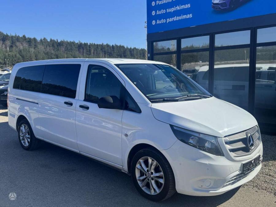 White Mercedes-Benz Vito 2020 in Vilnius, with an engine capacity of 2.00 L and mileage of 228 thousand km for 17650 €, photo 3 on AUTOMOTO.COM.LV