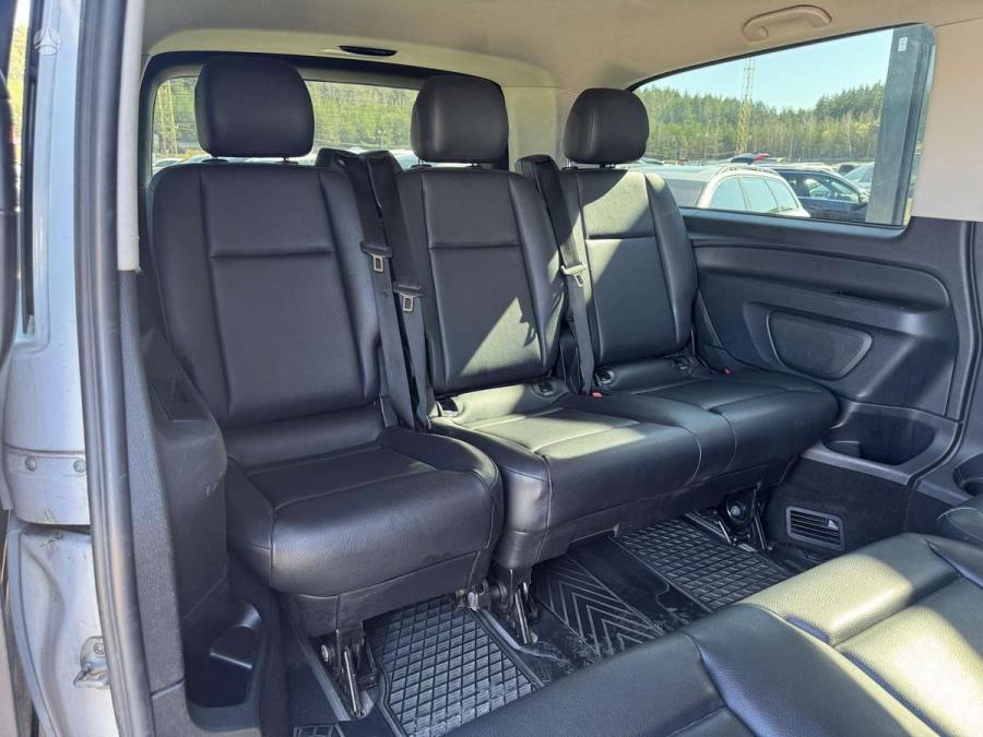 White Mercedes-Benz Vito 2020 in Vilnius, with an engine capacity of 2.00 L and mileage of 228 thousand km for 17650 €, photo 8 on AUTOMOTO.COM.LV