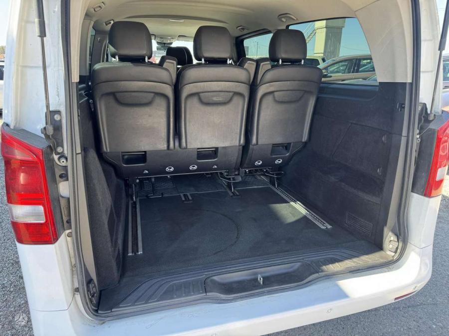 White Mercedes-Benz Vito 2020 in Vilnius, with an engine capacity of 2.00 L and mileage of 228 thousand km for 17650 €, photo 17 on AUTOMOTO.COM.LV