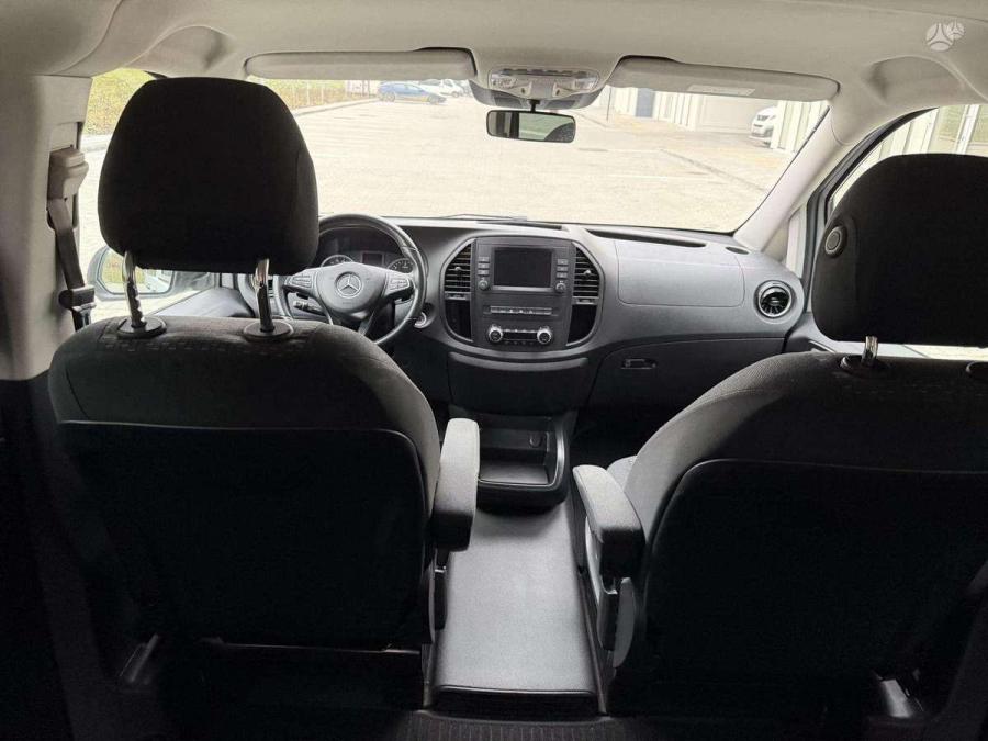 White Mercedes-Benz Vito 2020 in Vilnius, with an engine capacity of 1.95 L and mileage of 323 thousand km for 16150 €, photo 18 on AUTOMOTO.COM.LV