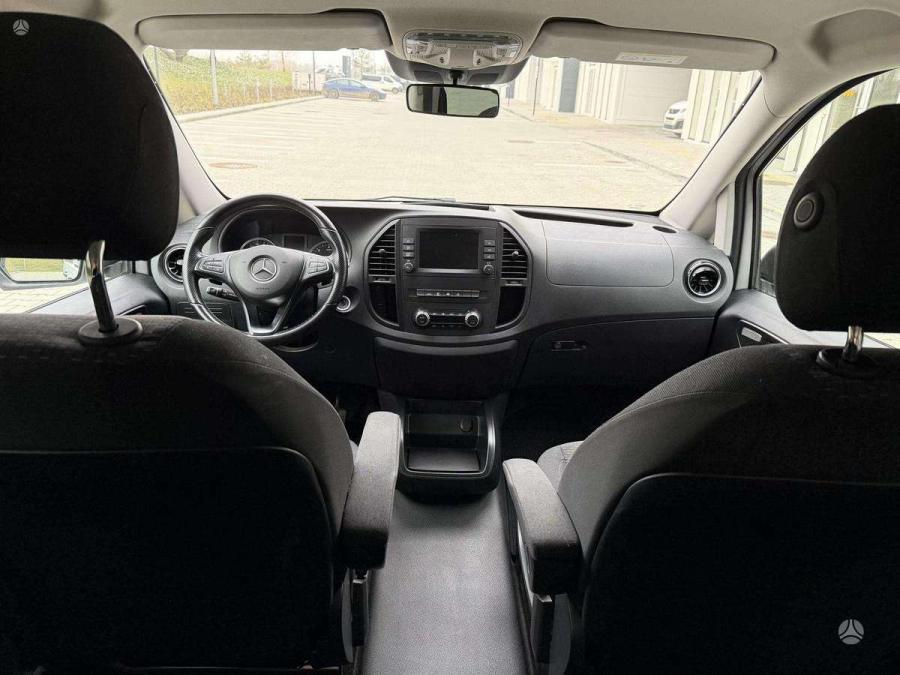 White Mercedes-Benz Vito 2020 in Vilnius, with an engine capacity of 1.95 L and mileage of 323 thousand km for 16150 €, photo 19 on AUTOMOTO.COM.LV