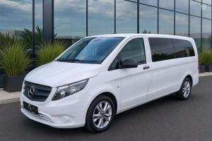 White Mercedes-Benz Vito 2020 in Vilnius, with an engine capacity of 2.00 L and mileage of 228 thousand km for 16950 €, photo  on AUTOMOTO.COM.LV