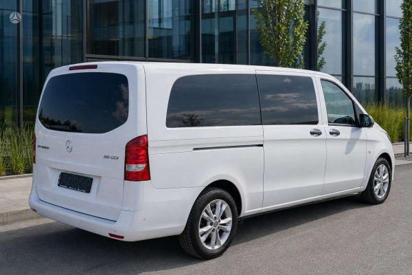White Mercedes-Benz Vito 2020 in Vilnius, with an engine capacity of 2.00 L and mileage of 228 thousand km for 16950 €, photo 3 on AUTOMOTO.COM.LV