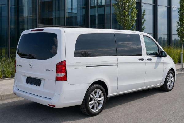 White Mercedes-Benz Vito 2020 in Vilnius, with an engine capacity of 2.00 L and mileage of 228 thousand km for 16950 €, photo 3 on AUTOMOTO.COM.LV