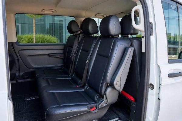 White Mercedes-Benz Vito 2020 in Vilnius, with an engine capacity of 2.00 L and mileage of 228 thousand km for 16950 €, photo 10 on AUTOMOTO.COM.LV