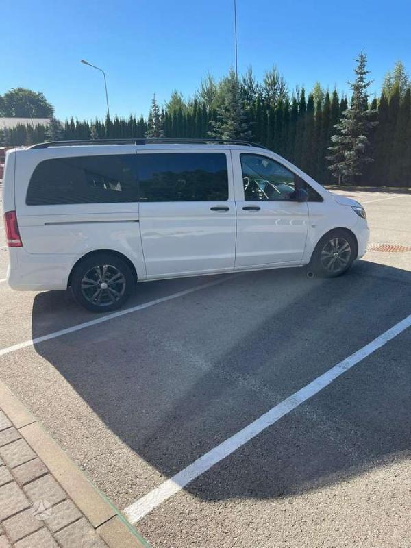 White Mercedes-Benz Vito 2020 in Klaipeda, with an engine capacity of 1.95 L and mileage of 410 thousand km for 12500 €, photo 8 on AUTOMOTO.COM.LV