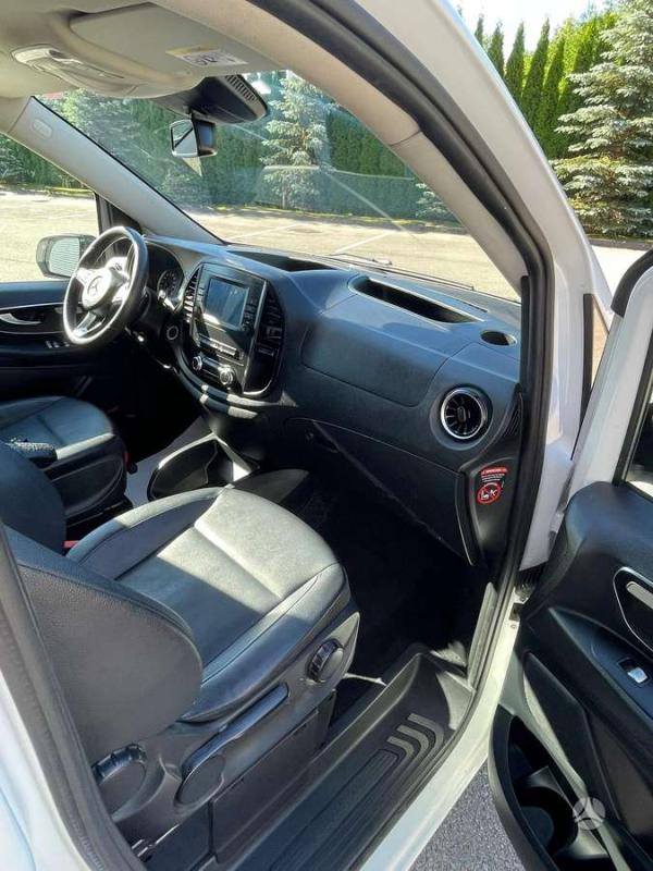 White Mercedes-Benz Vito 2020 in Klaipeda, with an engine capacity of 1.95 L and mileage of 410 thousand km for 12500 €, photo 10 on AUTOMOTO.COM.LV